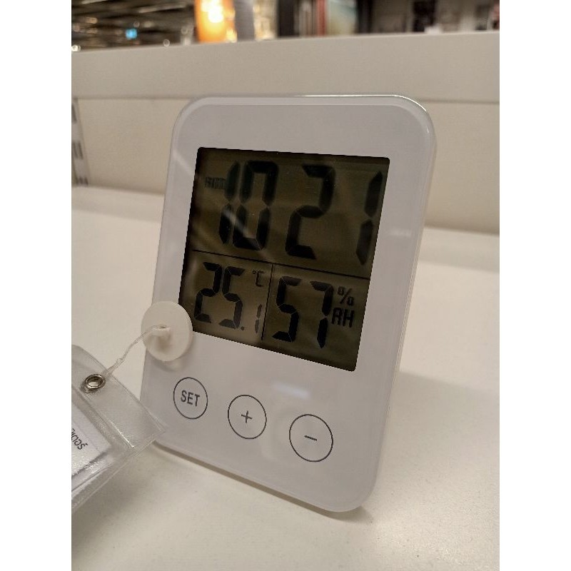 IKEAshopping IKEA SLATTIS บอกเวลา อุณหภูมิ ความชื้น สลอตทิส นาฬิกาพร้อม ...
