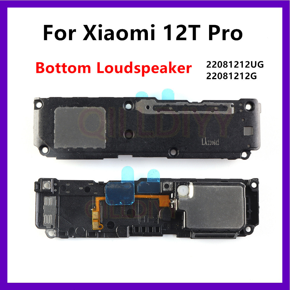 สําหรับ Xiaomi 12T Pro ด้านล่างลําโพง Buzzer Ringer โมดูลเสียง Loud ...