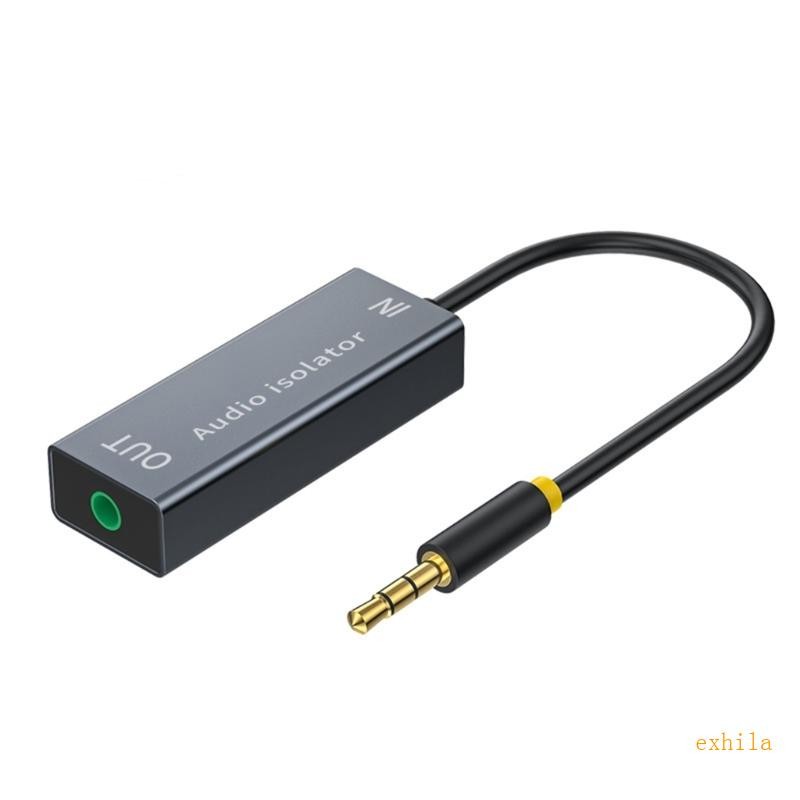 Exhila Portable Ground Loop Noise Isolator Gold-Packing Plug Stable ...