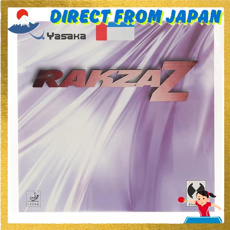 YASAKA RAkZA Z Table Tennis Rubber - Hybrid Energy Type, Black/Red, Thickness B87,Direct from ...