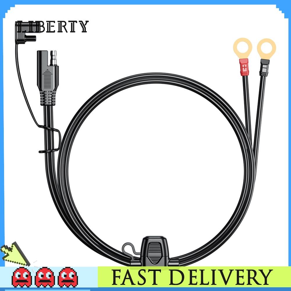 12-24V แหวน Terminal SAE ถึงแหวนตัวเชื่อมต่อสายไฟกันน้ํา 18AWG 2 Pin To ...