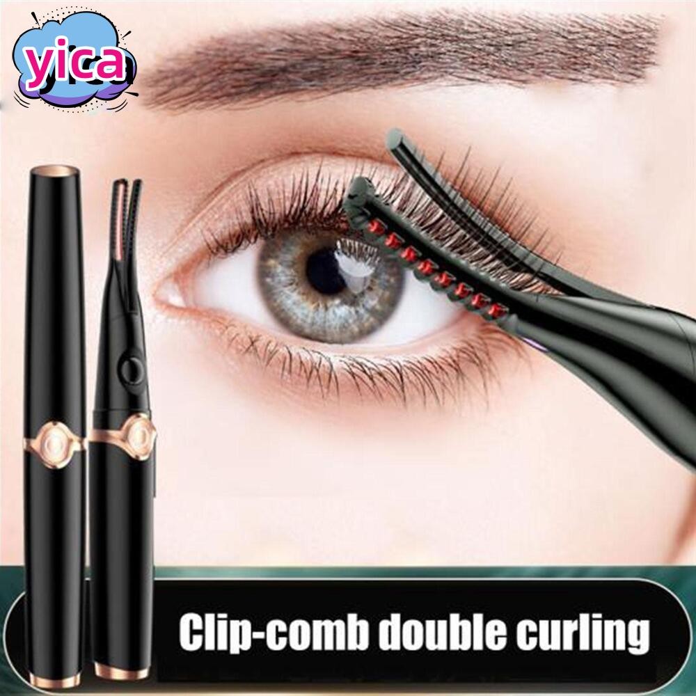 YICA USB ชาร์จ, 3 อุณหภูมิระเบียบที่ดัดขนตาไฟฟ้า, เครื่องมือเสริมความ ...