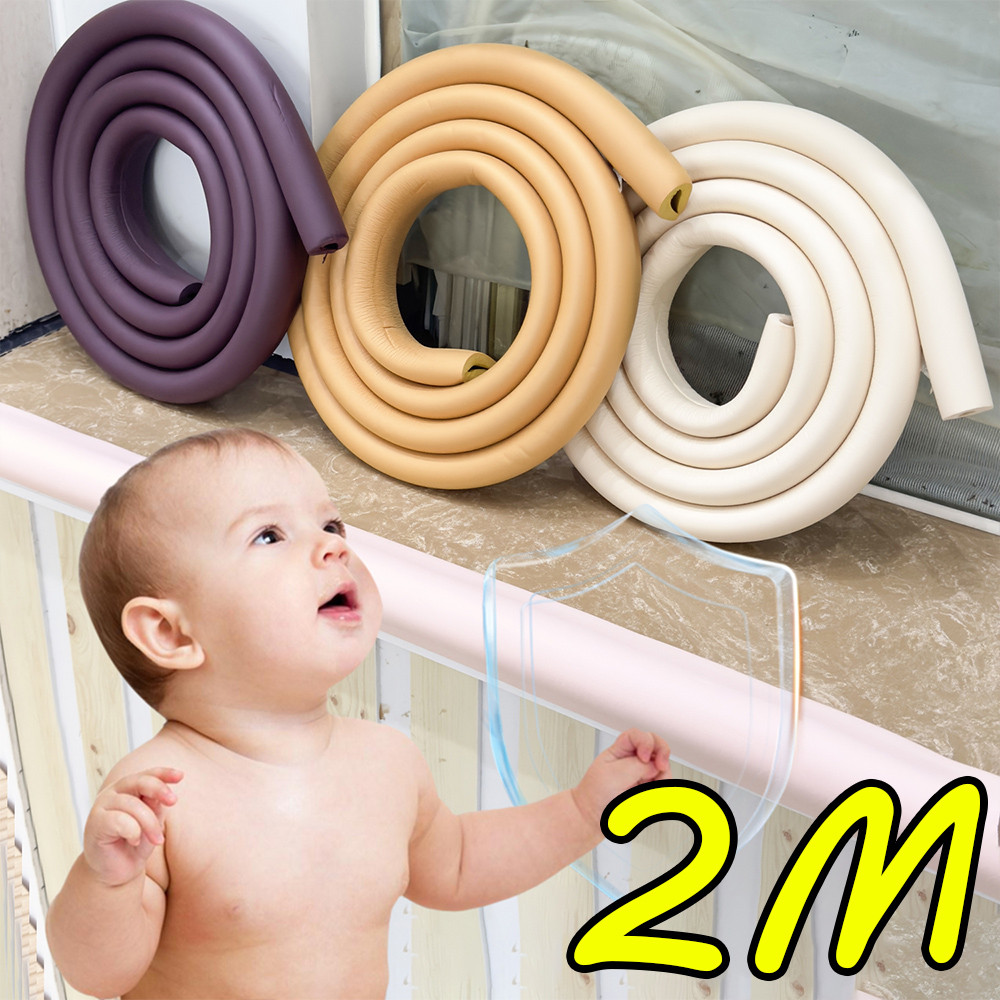 DIY Cutting U-Shaped Table Corner Anti-collision Strip - 2M Self-กาวเฟอร์นิเจอร์ขอบประตู ...