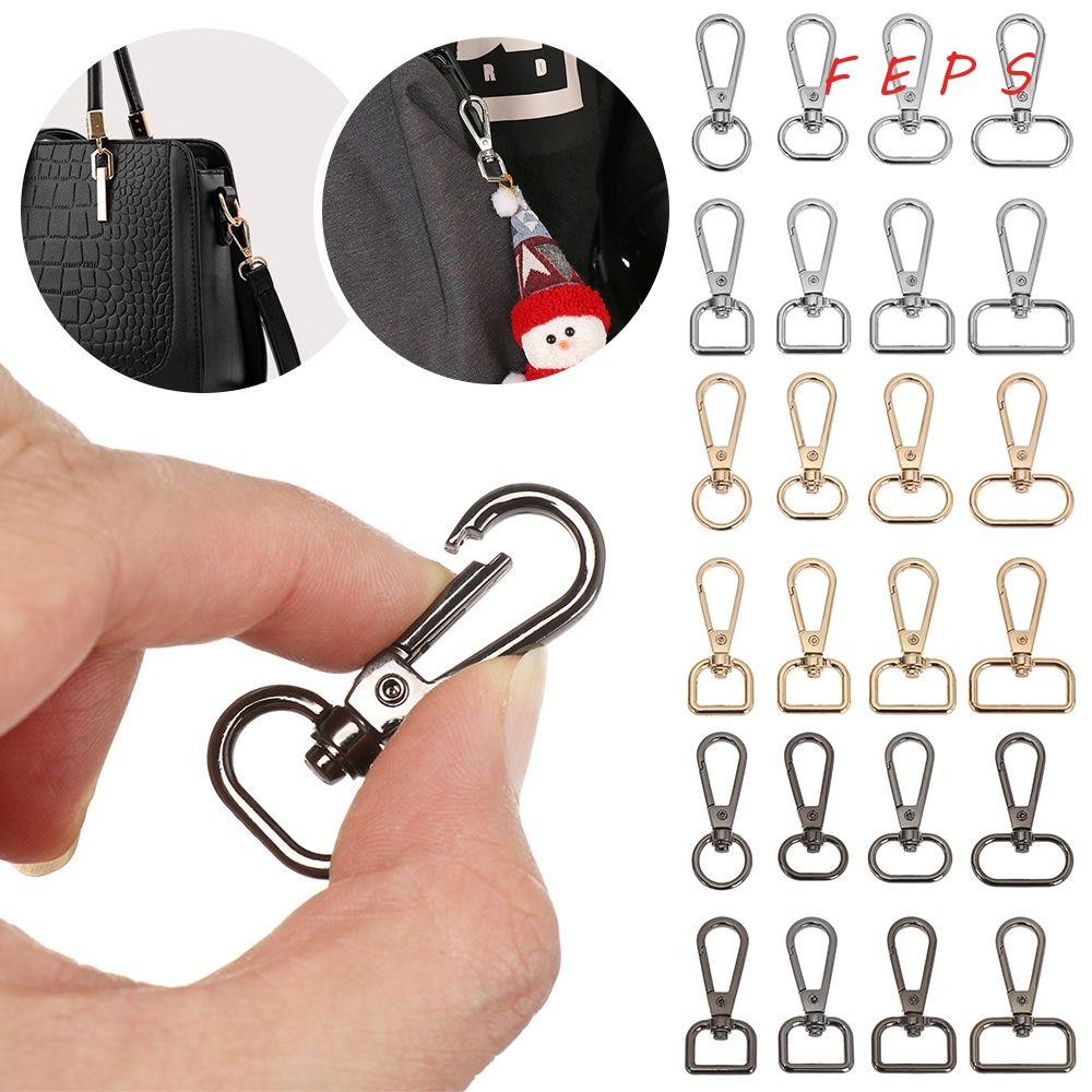 FEPS 5 ชิ้นกระเป๋าสายคล้องคอฮาร์ดแวร์แยกแหวนกระเป๋าอุปกรณ์เสริม Collar Carabiner Snap | Shopee ...
