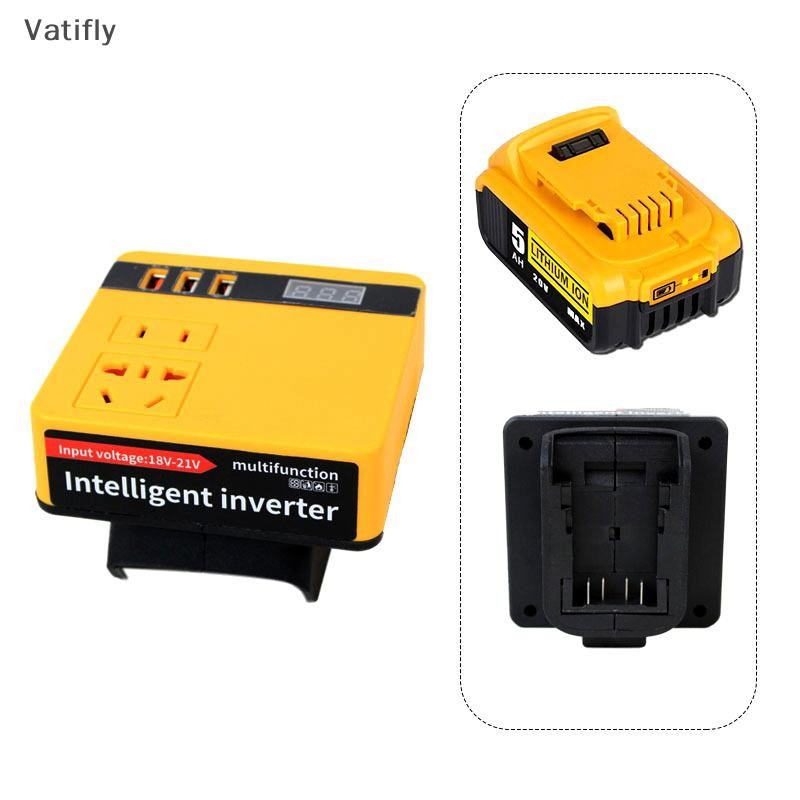 NEW Inverter, Tool Battery Inverter, AC220V/DC5V/12V Outdoor Work ...
