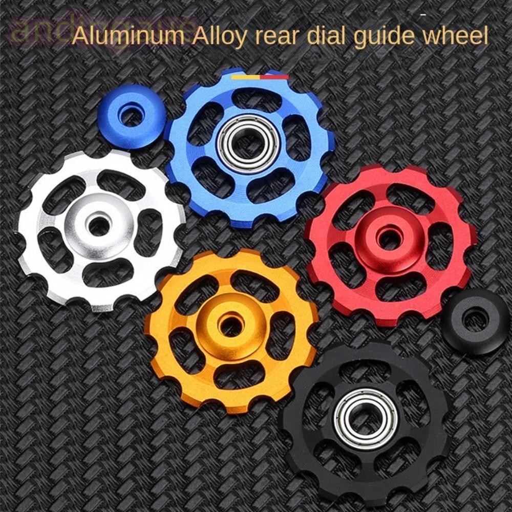 ANDIN จักรยาน Jockey Roller, Pulley Guide Roller อลูมิเนียม MTB Jockey ล้อ, MTB จักรยาน 5 สี 11T ...