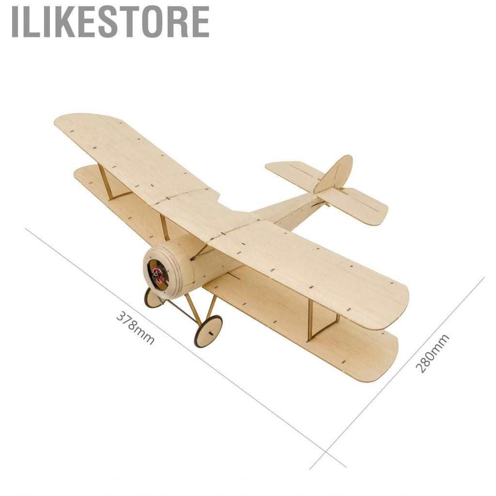 Ilikestore DWH K06 SOPWITH PUP RC Airplane Balsa Wood Aircraft 378 มม. ...