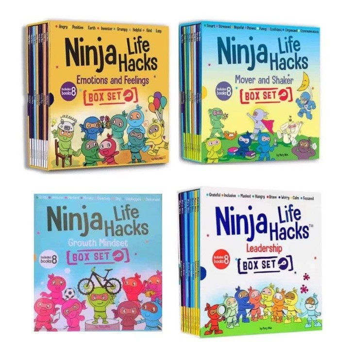 Ninja Life Hacks 32 volumes หนังสือภาษาอังกฤษ หนังสือหัดอ่าน คิดเชิงบวก ...