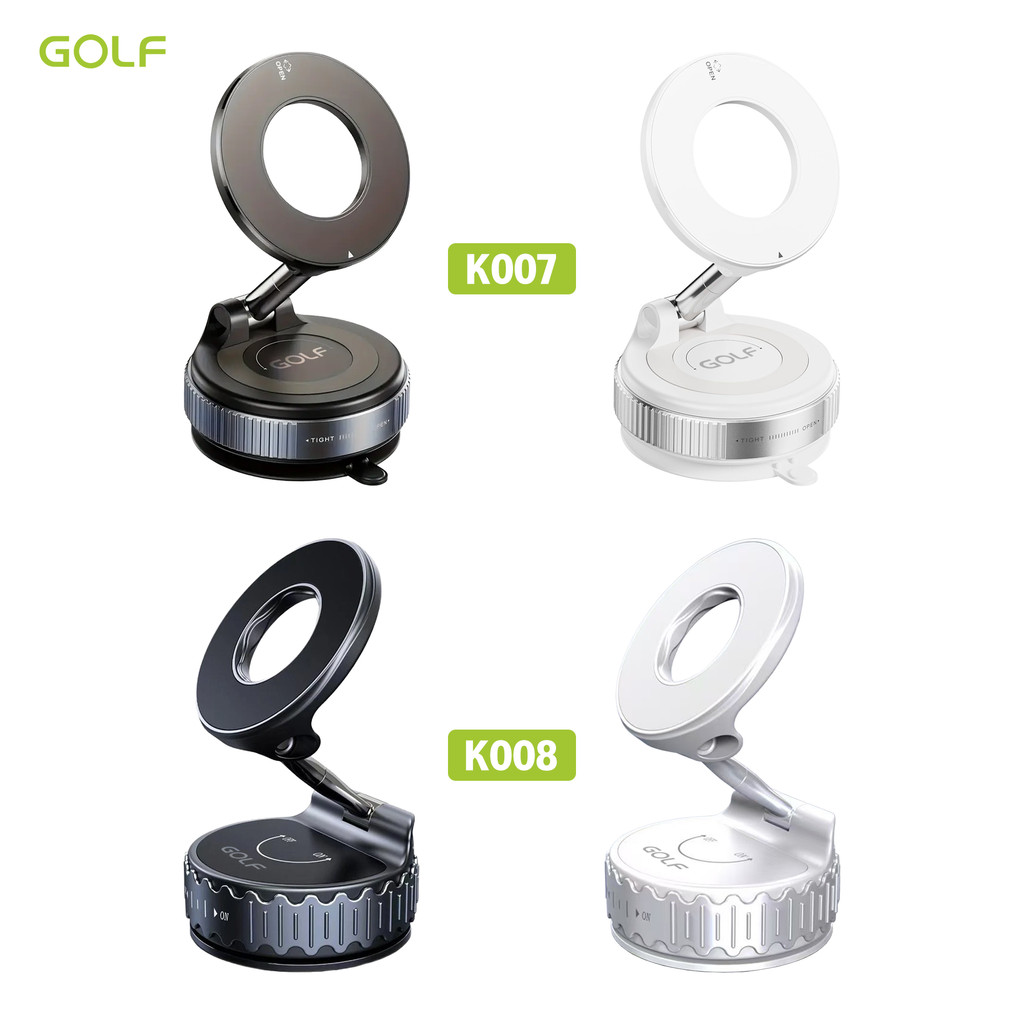 GOLF รุ่น K007 K008 ที่วางโทรศัพท์ในรถยนต์แม่เหล็ก หมุนได้360องศา ฐาน ...