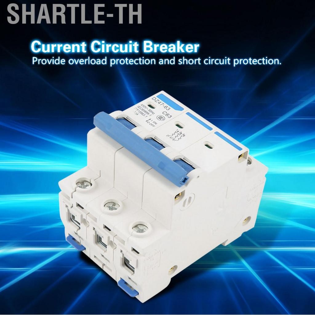 Shartle-th เบรกเกอร์วงจร Shartle-th 3 Poles RCCB AC 220/380V 63A DIN ...