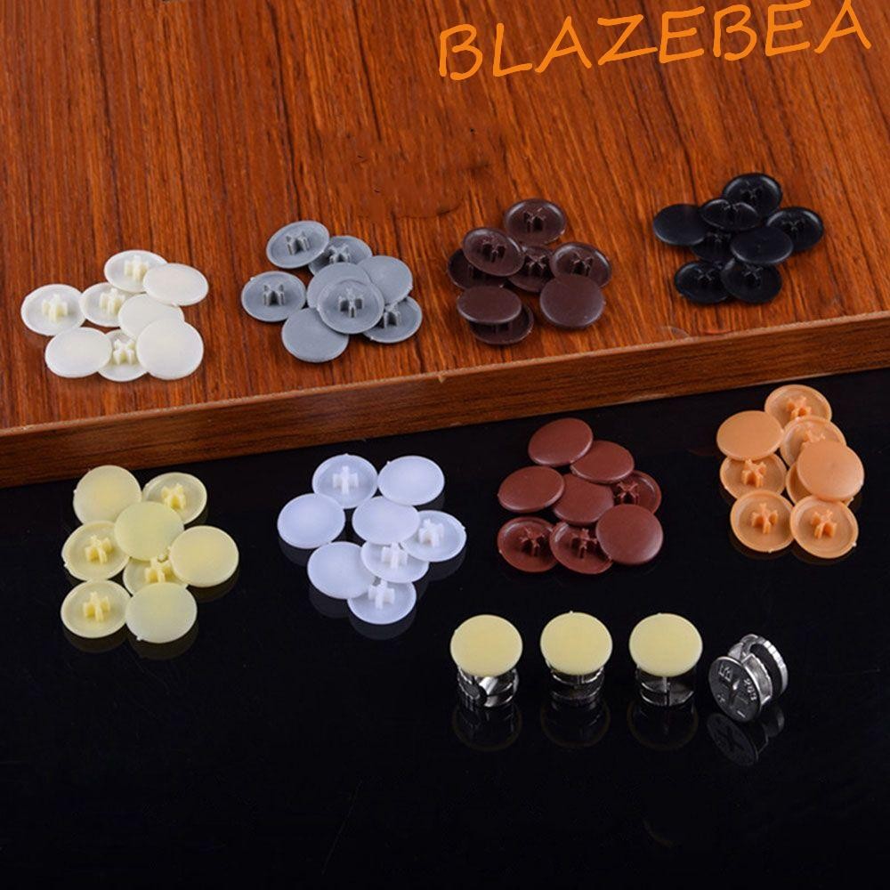 BLAZEBEA Self-Sting Snap Cap Nuts ครอบคลุมสลักเกลียวกลมภายนอก 100 ชิ้นพลาสติกตกแต่งบ้านฝาเกลียว ...
