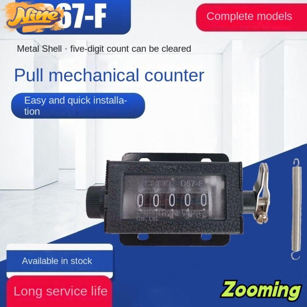 ZOOMING Lap Counter หลัก 0-99999 โลหะดึงจังหวะ Tally Counter Pitch ...