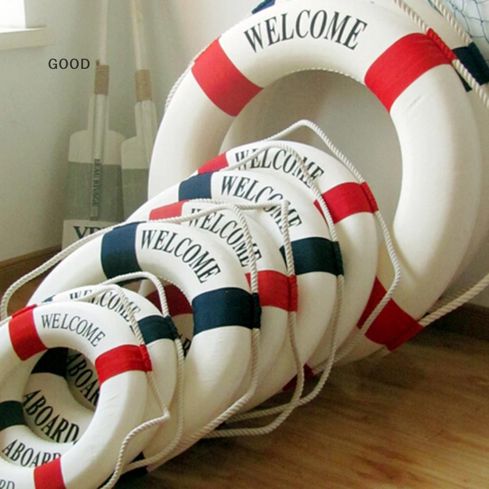 GOOD Wee Aboard Nautical Life Life Lifebuoy แหวนเรือแขวนผนังตกแต่งบ้าน ...