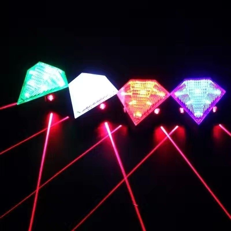 จักรยาน Laser Tail Light Projection โลโก้ Parallel Line Laser ไฟท้าย ...