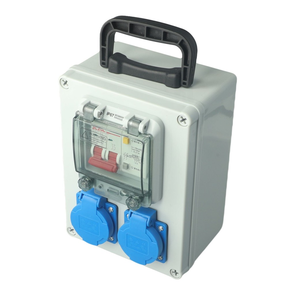 [SLTTH]Portable Socket Box 10A 250V Rated Compact Size Easy ...