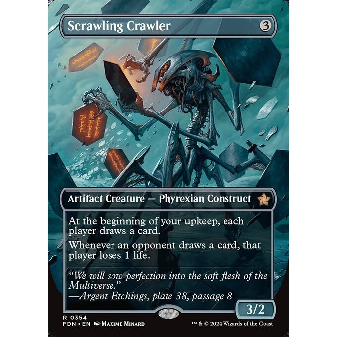FDN_354 Scrawling Crawler * BLless* MTG Magic: The Gathering: รองพื้น ...