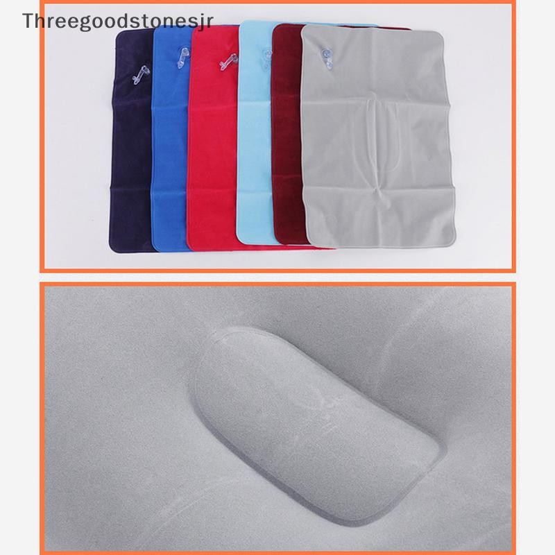 TGST กลางแจ้ง Inflatable Nap หมอน Inflatable Back Pad PVC Flocking โยน ...