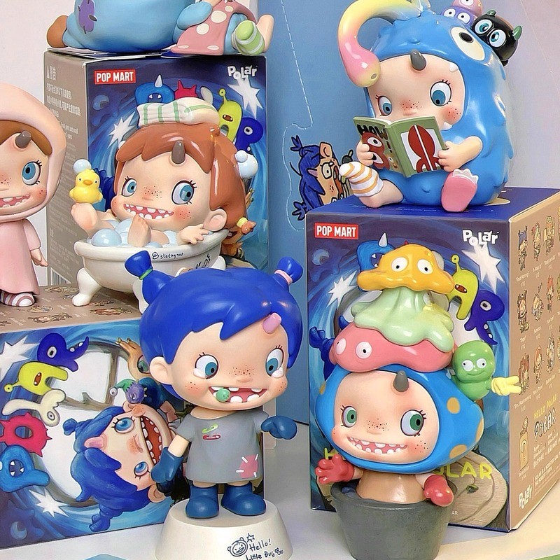 POPMART POPMART POLAR สวัสดี!พอลล่า ฤดูกาลแรก ชุด รูปกล่องปริศนา ...