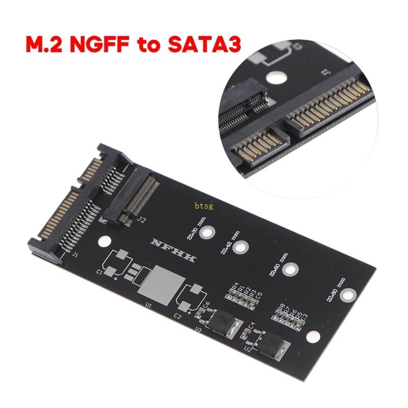 Btsg M 2 NGFF SSD ถึง 3 0 2 5 อะแดปเตอร์ M2 NGFF SSD Converter Riser ...
