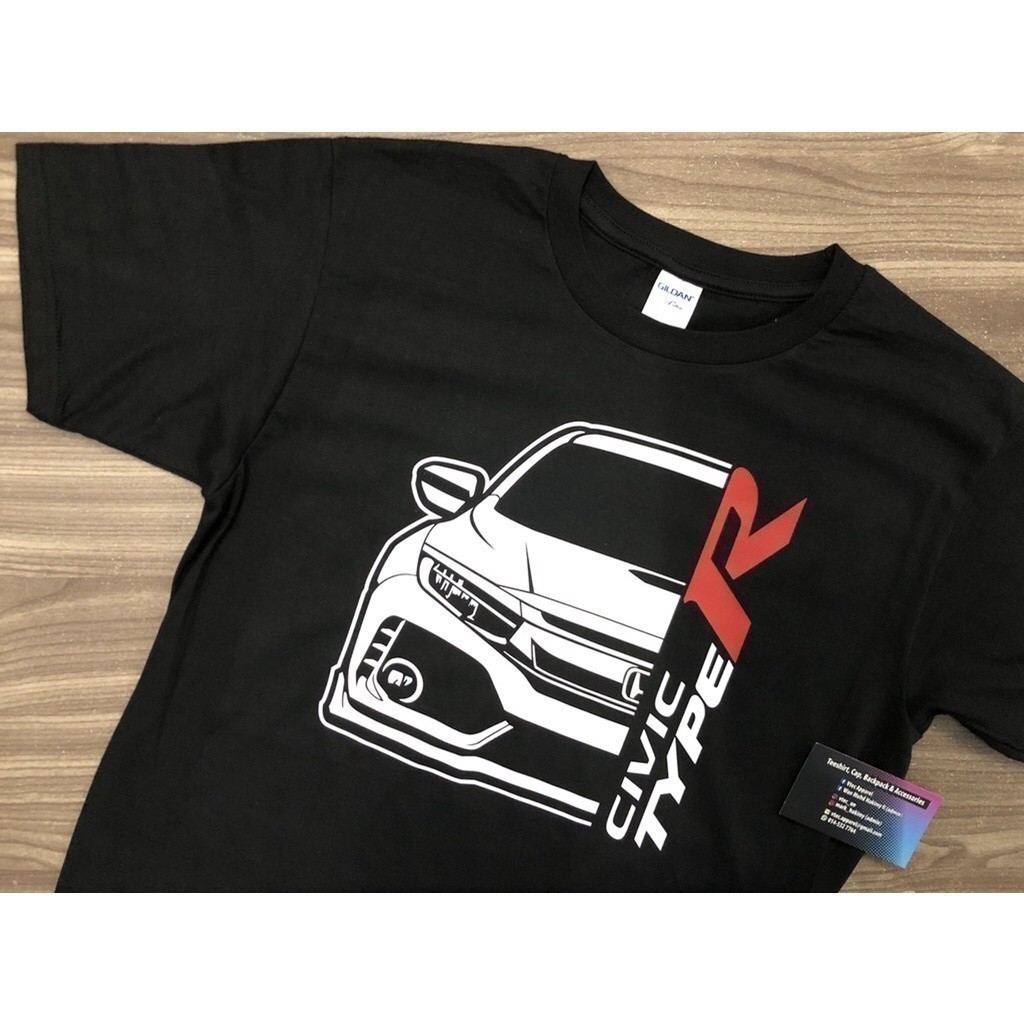 Honda แฟชั่น 2025 Civic FK8 FK8R TYPE R FRONT (เสื้อยืดสีดํา) | Shopee ...