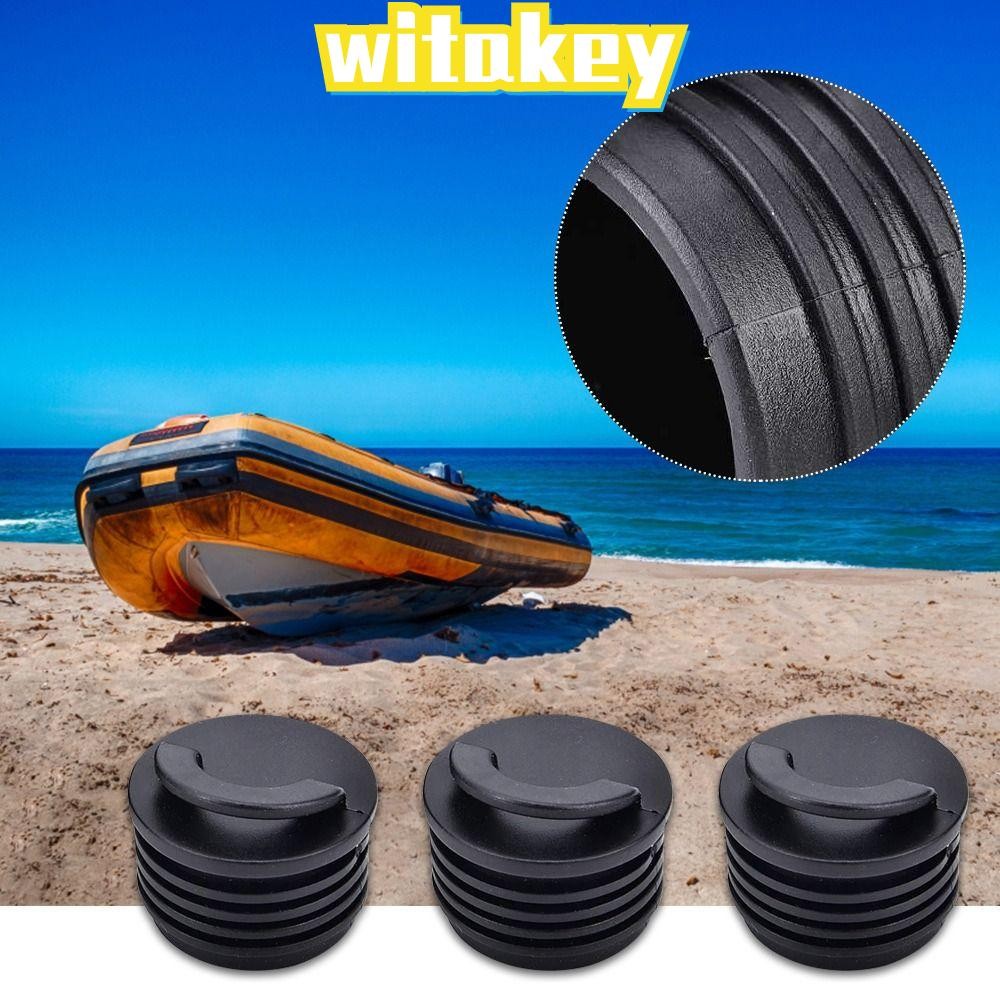 WITAKEY ชุด 4 ชิ้น Bung ยางสีดำ Marine เรือ ขนาด 3.5/4 ซม. ท่อระบายน้ำและหลุมปลั๊ก | Shopee Thailand