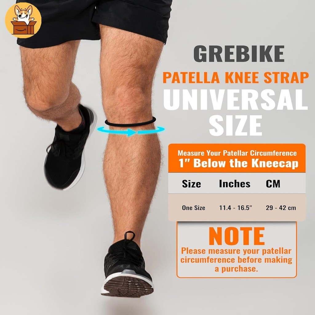 Am-azProfessional Patella Strap - วัสดุซิลิโคนยืดหยุ่นสูง บรรเทาอาการ ...