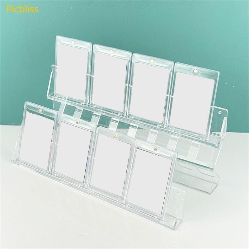 Picbliss โต๊ะอะคริลิคการ์ดตู้โชว์ขาตั้ง Elegant Clear Trading Card ...