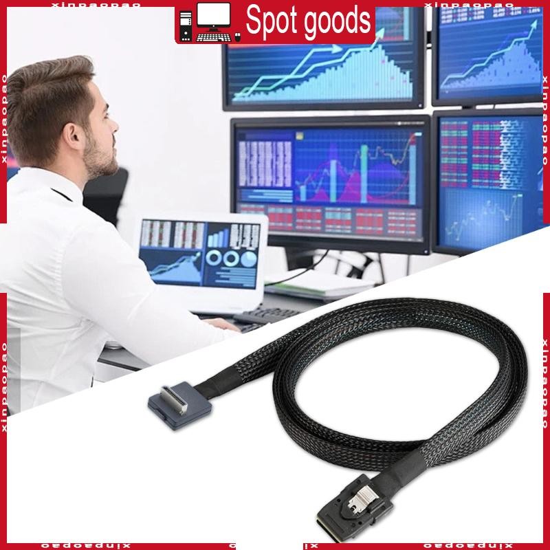 XI แรงดันไฟฟ้า DC300V สายเซิร์ฟเวอร์ SFF8611 4i ถึง Mini 8087 Connectors สําหรับ PCIE | Shopee ...