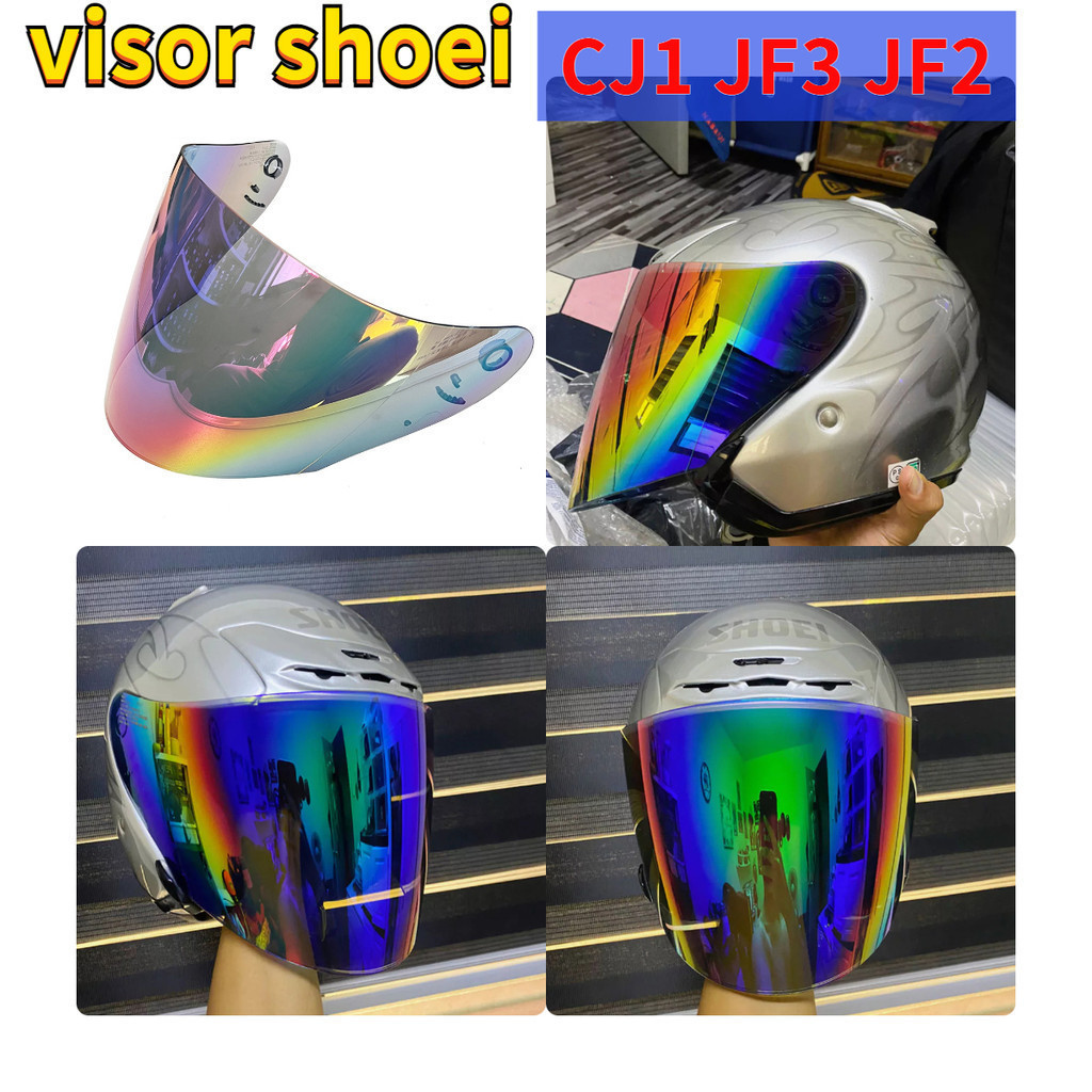 【Special Offer】Helmet Visor for Shoei CJ1 CJ-1 V10 JF2 J Stream Jack ...