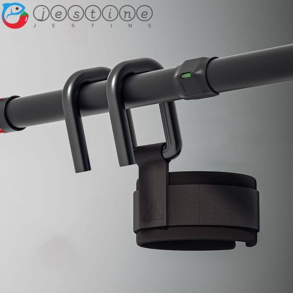 JESTINE 1 คู่เสริม Power Wrist Guard, Pull-up Black Weight Lifting Grip ...