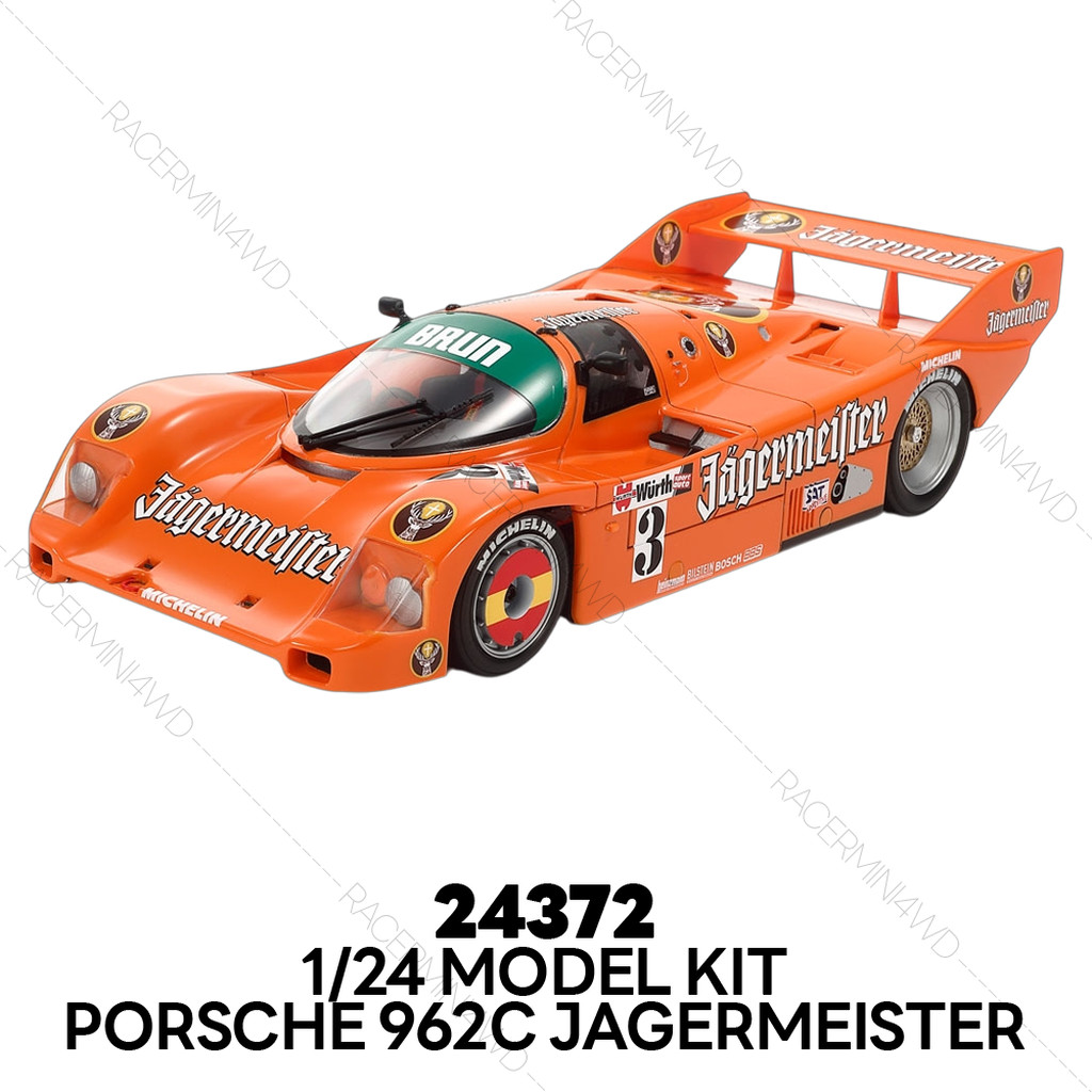 TAMIYA Model Kit 1/24 Porsche 962C Jagermeister 24372 | Shopee Thailand