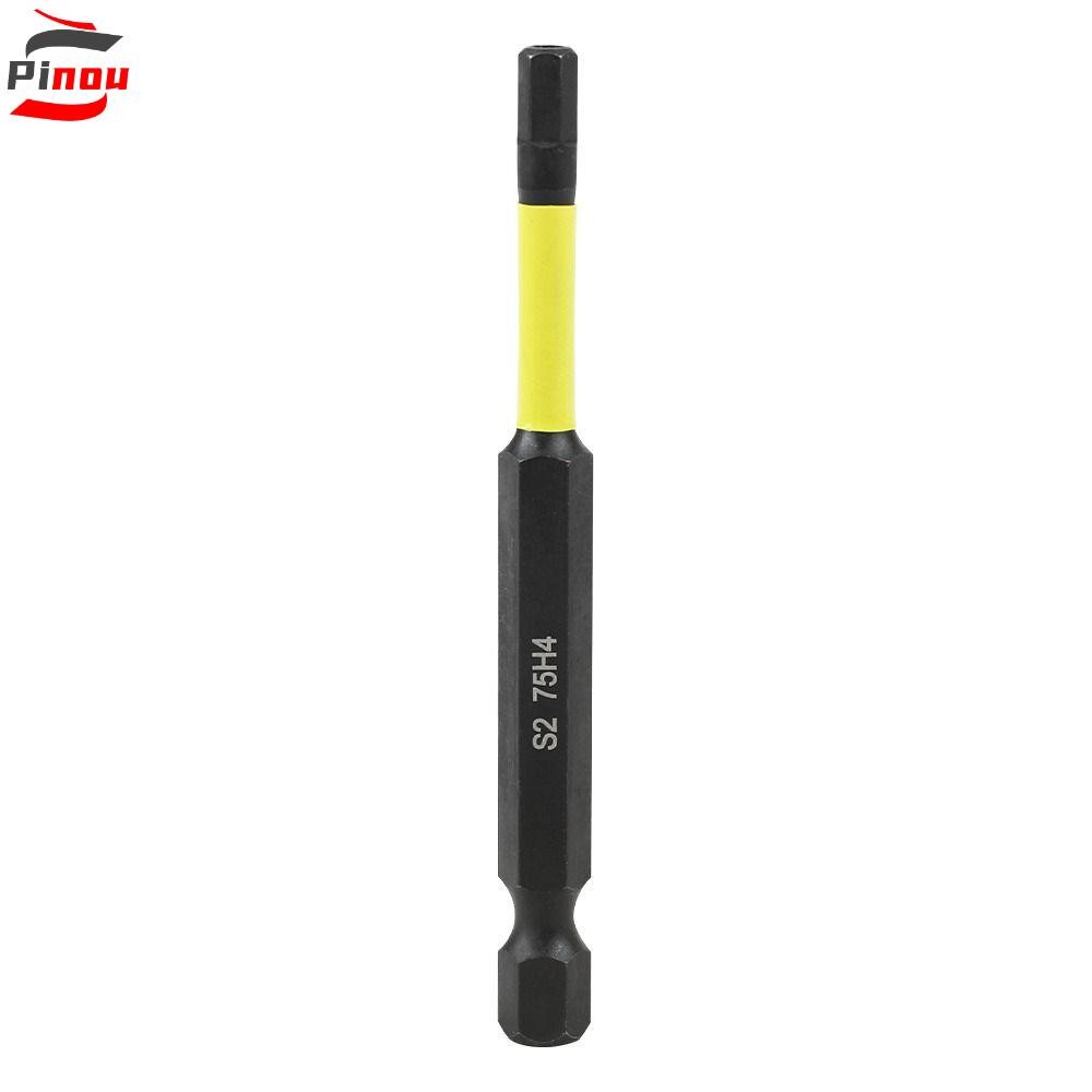 PINOU Hex หัวไขควงบิต, 75 มม.1/4 นิ้วจับ Impact Driver เจาะ Bits, H1.5 ...
