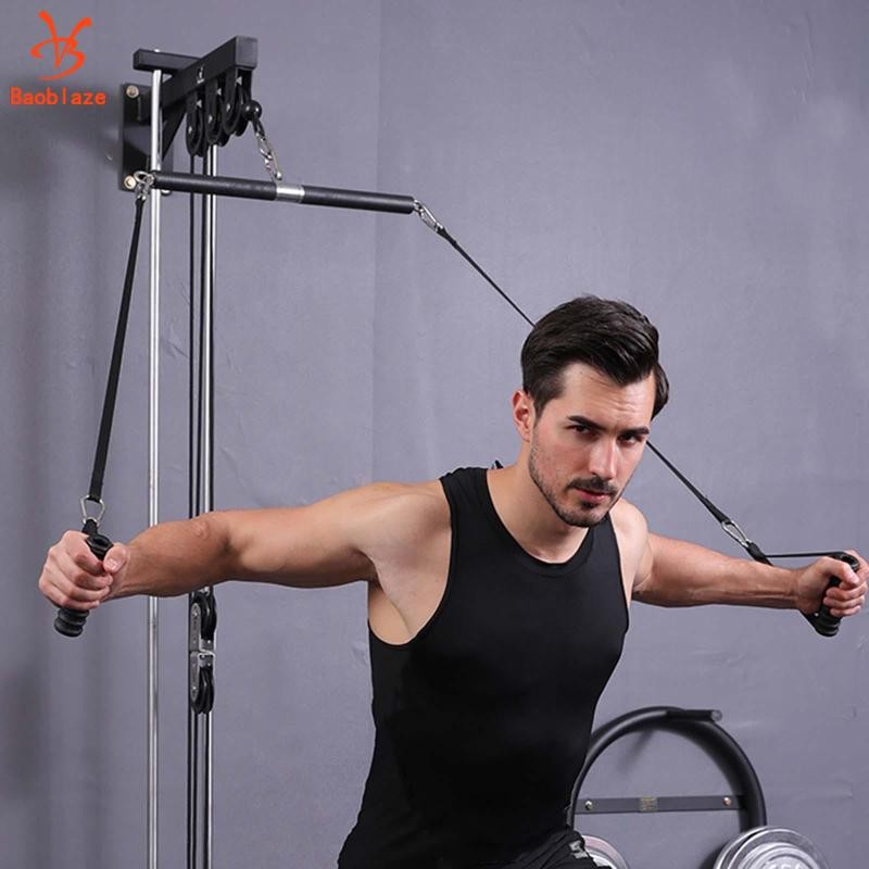 [syyqwdt] Tricep Rope และ Straight Bar для Pully Cable Machine Pull ...