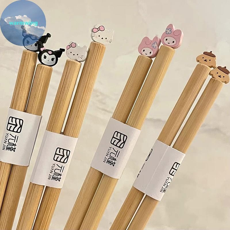 Warmwing 3D น่ารักสัตว์ตะเกียบ Hand-แกะสลัก Beech ตะเกียบ Kawaii ซูชิคู่ดูดีและปฏิบัติไม้อาหาร ...