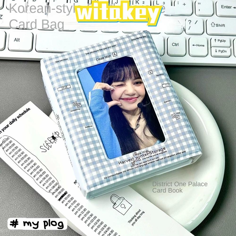 อัลบั้มการ์ด WITAKEY, Snowfield สไตล์เกาหลี Photocard Binder, Ins พร้อม 20 หน้าภายใน PVC 3 นิ้ว ...