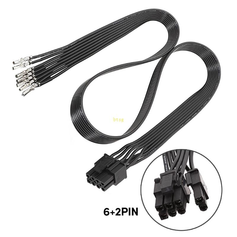 Btsg 8PIN To เมนบอร์ด CPU 8P 6 + 2Pin Modular ปลั๊กไฟสายโมดูล CPU 8PIN Modul | Shopee Thailand