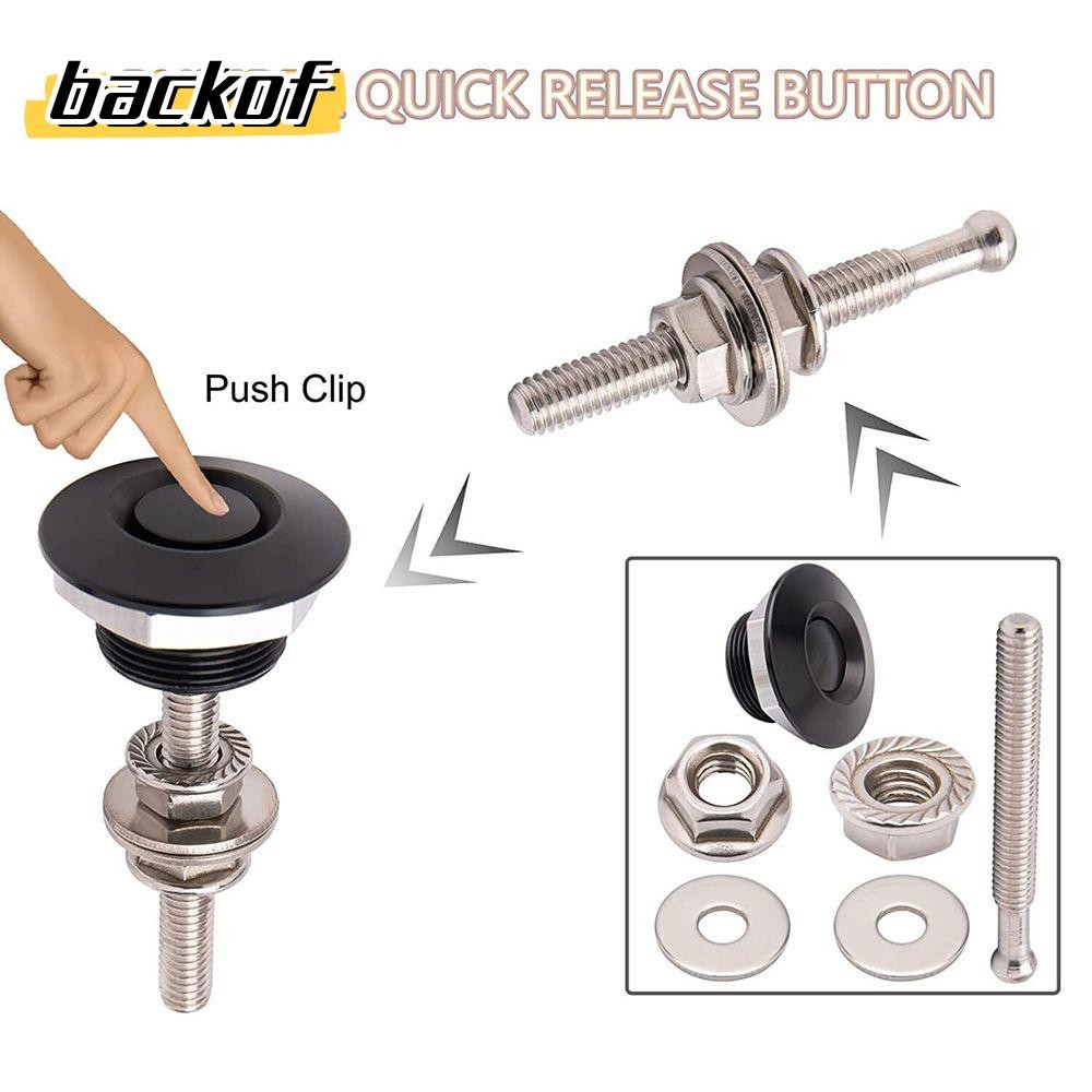 BACKOF 2/4 ชิ้น Quick Release อลูมิเนียม Body Kit อุปกรณ์เสริมในรถยนต์ ...