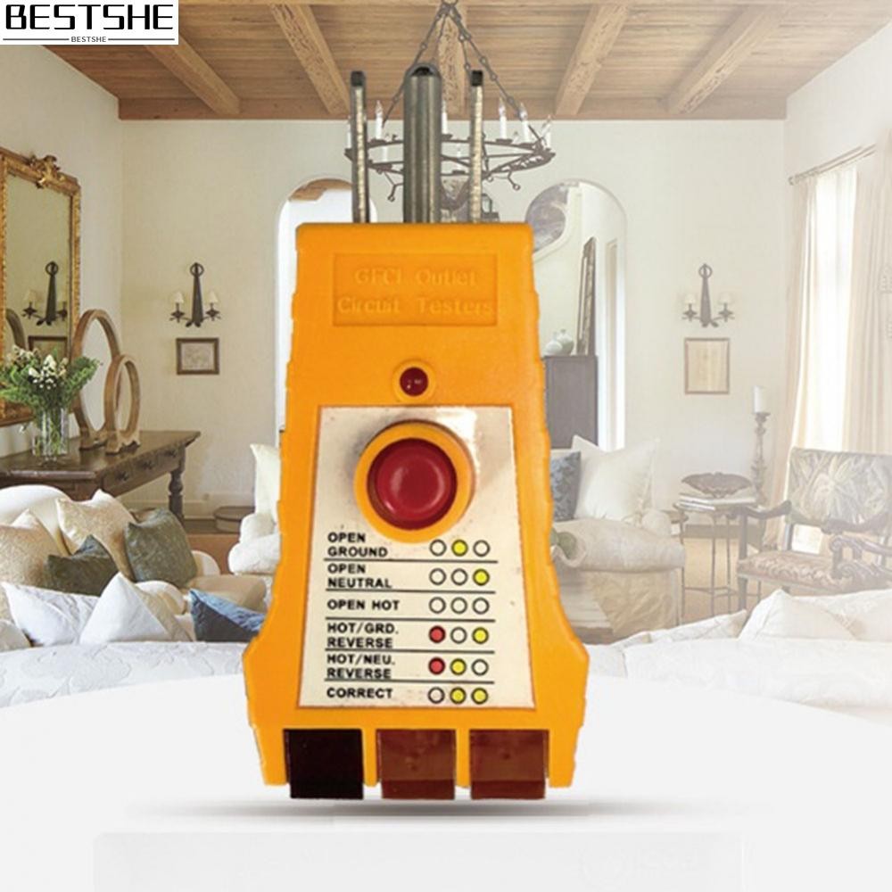 {bestshe}AC Receptacle Tester Comprehensive Wiring Check Enhanced ...