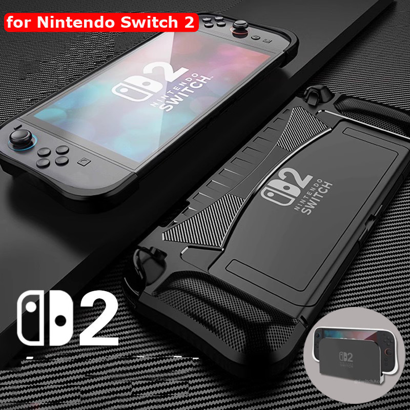 ชุดป้องกันสําหรับ Nintendo Switch 2 Dockable Switch Grip Case พร้อมช่อง ...