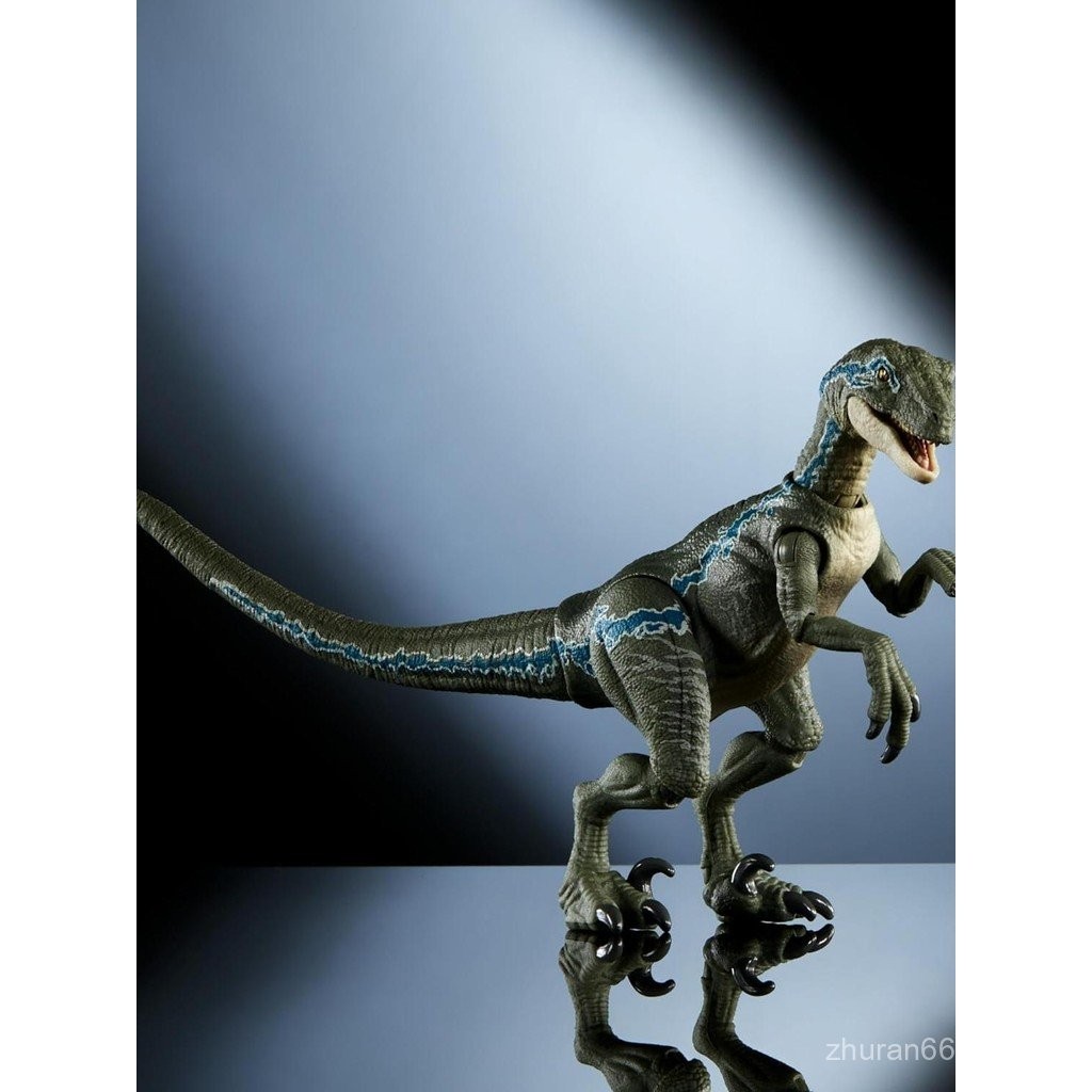 ของเล่นไดโนเสาร์ Mattel รุ่น Jurassic World Hammond Velociraptor Blue ...