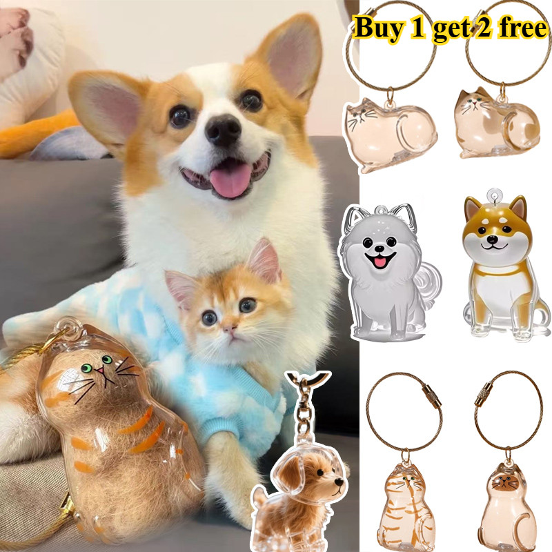 ซื้อหนึ่งและสามชิ้น ~ กล่องเก็บขนแมวจี้พวงกุญแจแขวนตกแต่ง Gaunt Cat ...