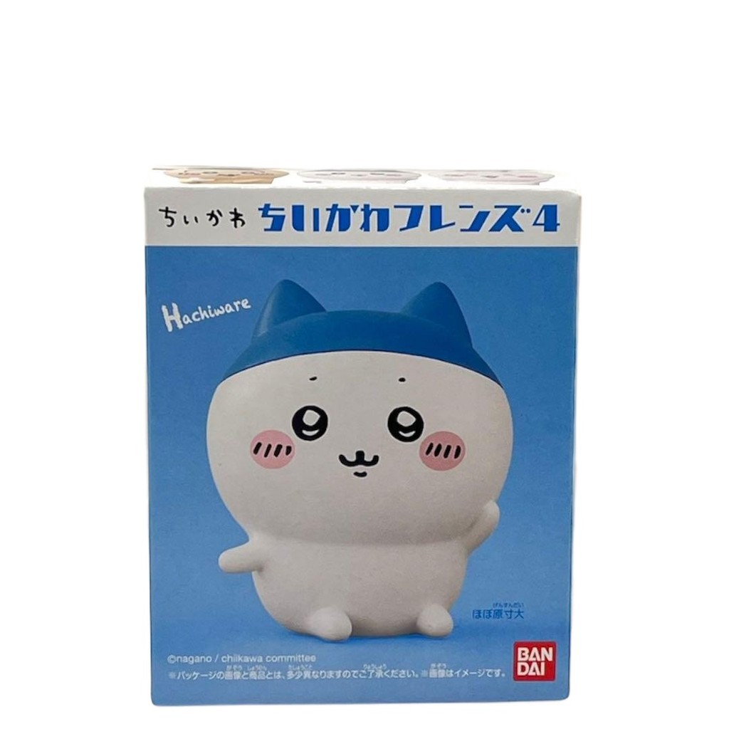 BANDAI Chikawa Friends 4 - ของเล่นฟิกเกอร์มินิไวนิล Hachiware | Shopee ...
