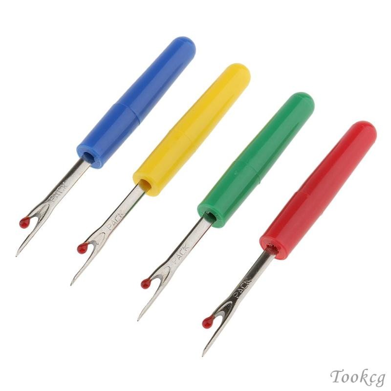 [Tookcg] เครื่องตัด Unpicker ตะเข็บเหล็กสารพัน 4 ชิ้นพร้อมที่จับพลาสติก ...