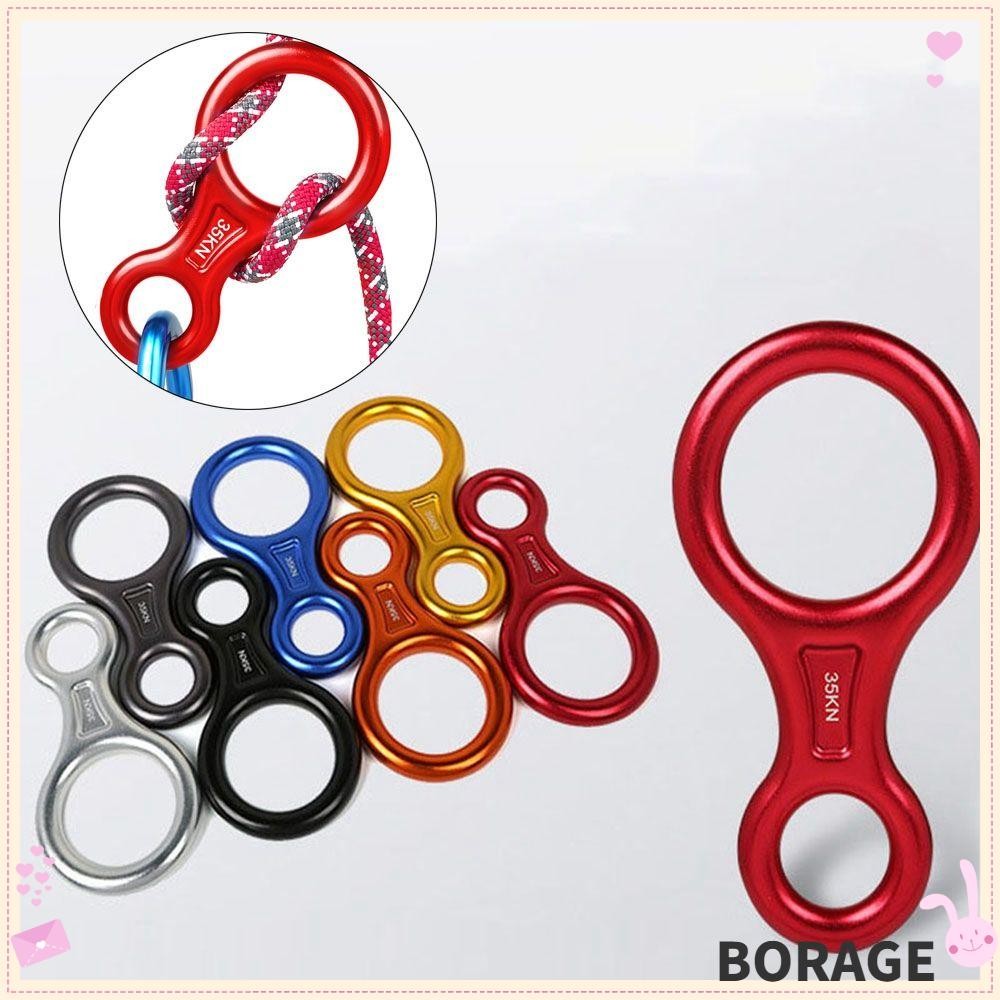 BORAG เชือก Descender 35KN รูปเกียร์อุปกรณ์ 8 Word Downhill แปดแหวน ...