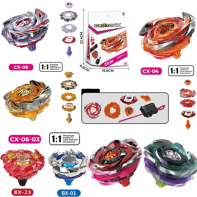 คุณภาพสูง SB Beyblade X CX-06 CX-05-01 CX-04 Battle Entry Beyblade ...