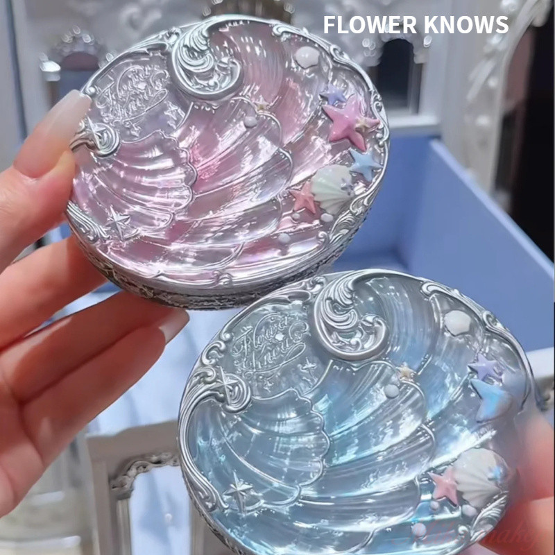 FLOWER KNOWS Powder Shell Pearl Series Matte Makeup Soft Focus Setting ...
