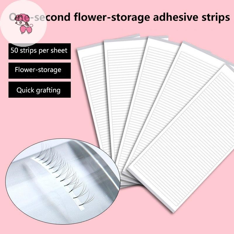 GRL 150strips/3 แผ่นเทปพัดลม Volume Lashes Storage Sticky Strip ...