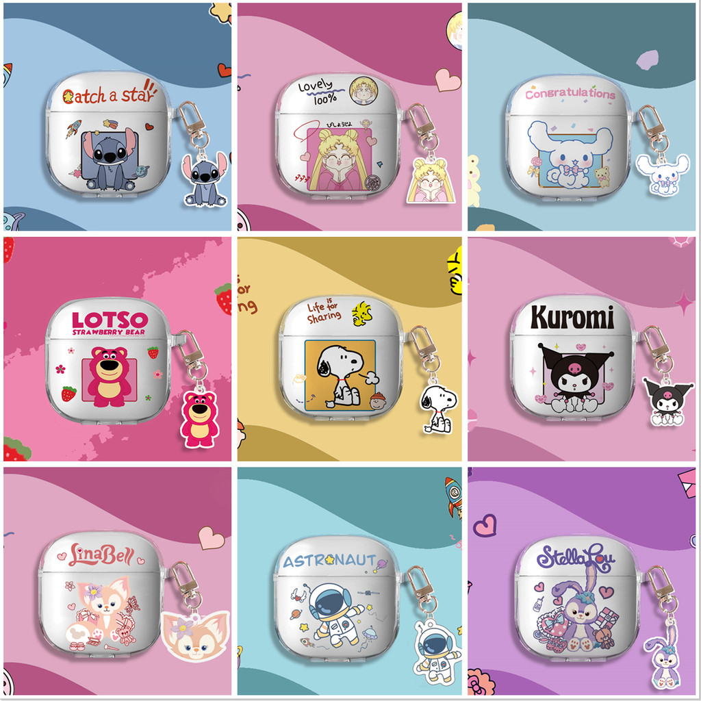 เคสหูฟังสําหรับ EDIFIER X2 Plus /Zero Air หูฟังการ์ตูนเคสป้องกัน TPU กันกระแทกหูฟังแขนป้องกัน ...