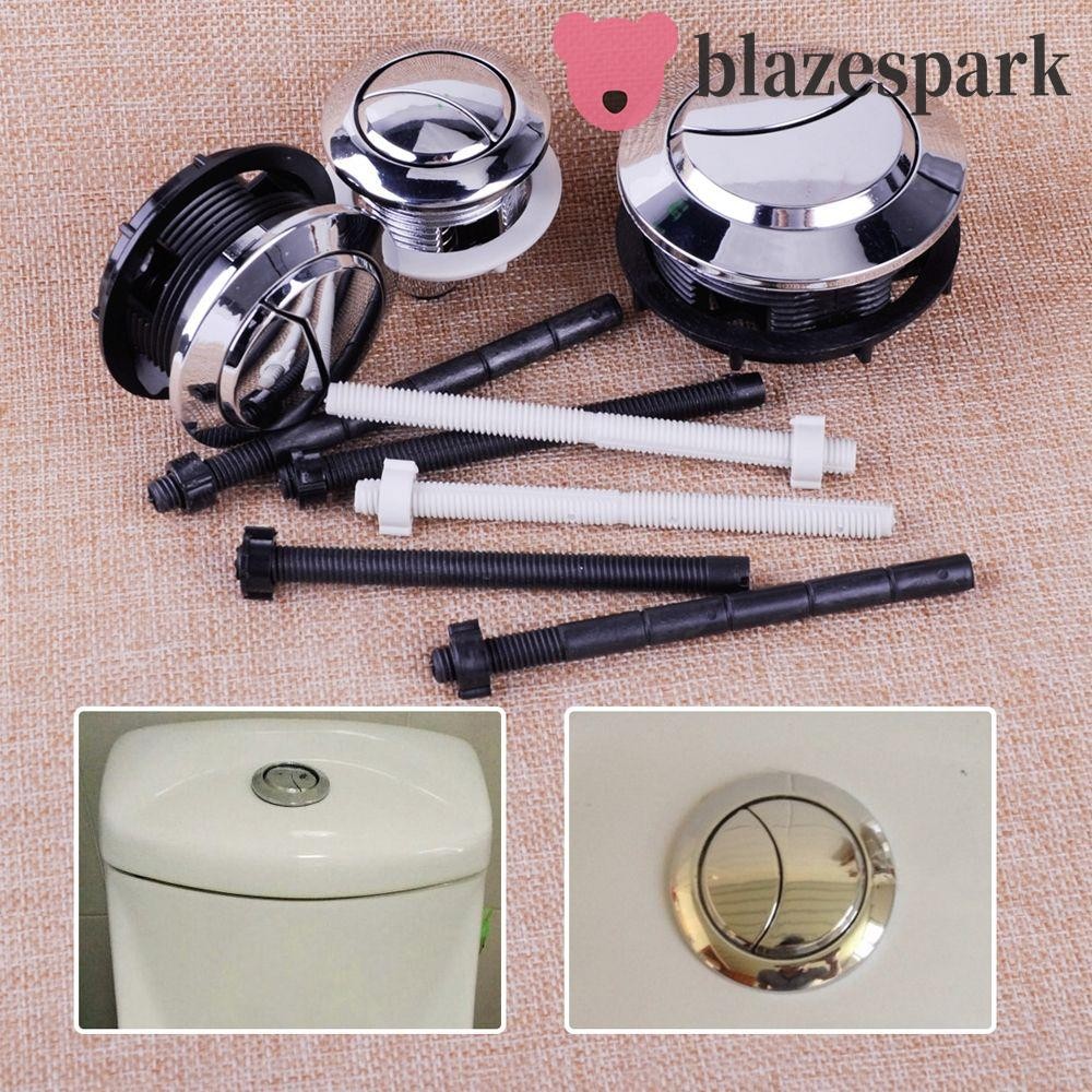 BLAZESPARK Dual Flush Valev ปุ่ม Chromed อุปกรณ์รอบถังน้ําอุปกรณ์เสริมพร้อมปุ่มถังด้าย | Shopee ...