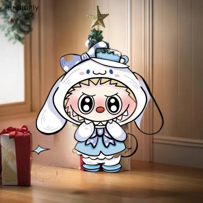 {S&H พฤษภาคม} 3D Labubu Design Transfers สติกเกอร์ถ้วย Wraps กาแฟพิมพ์ ...